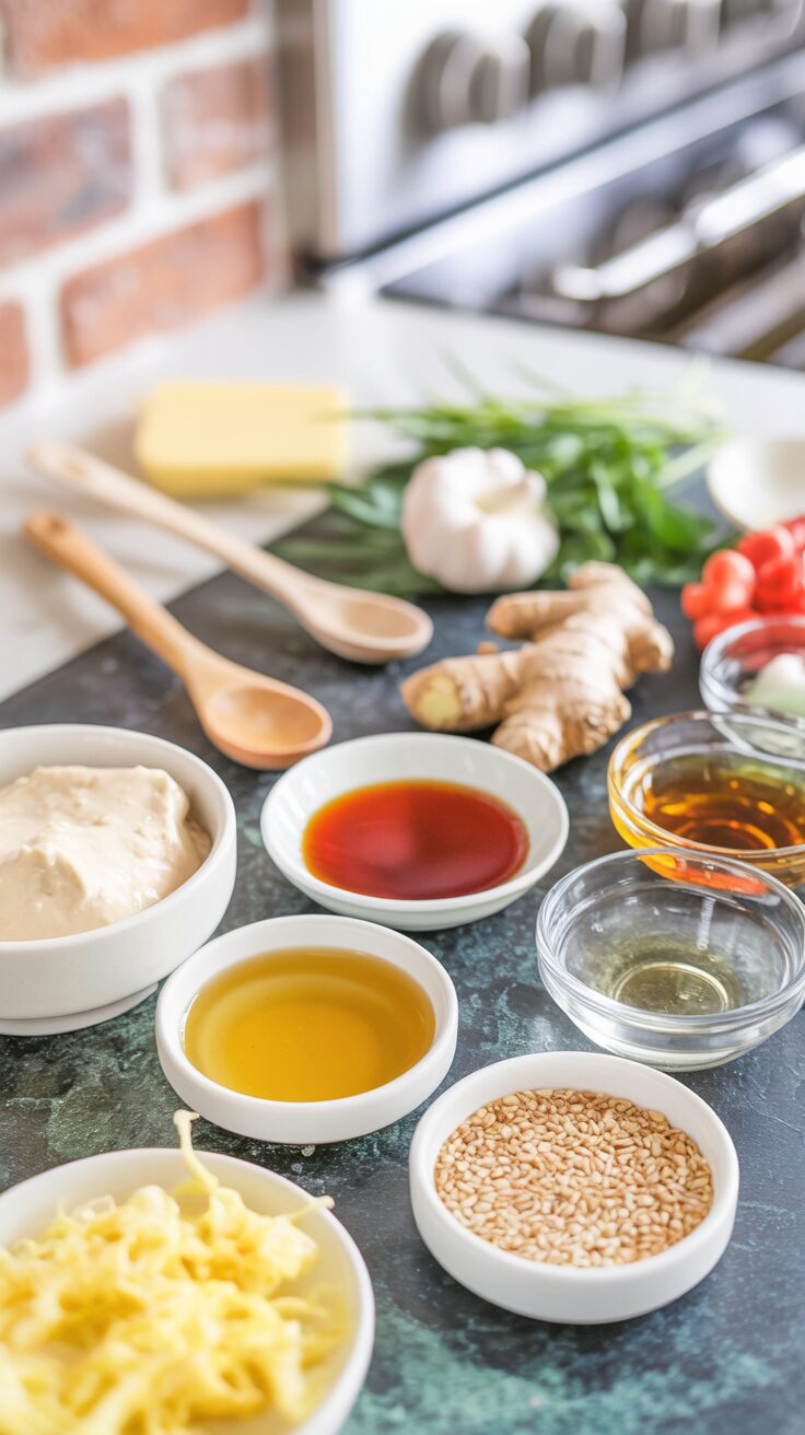 Sesame Ginger Miso Dressing Recipe • HomeFoodBlog