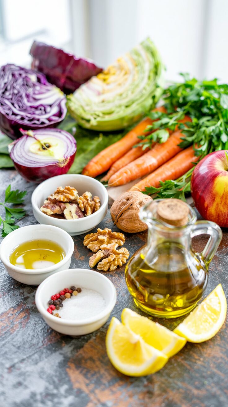 Turkish Red Cabbage Salad Recipe • HomeFoodBlog