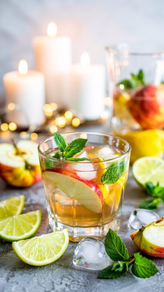 Refreshing Apple Martini Mocktail Recipe • HomeFoodBlog